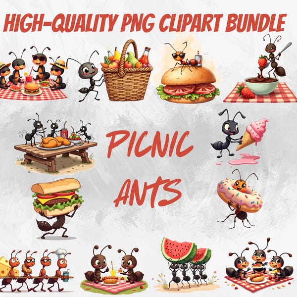 Picnic Ants - Etsy