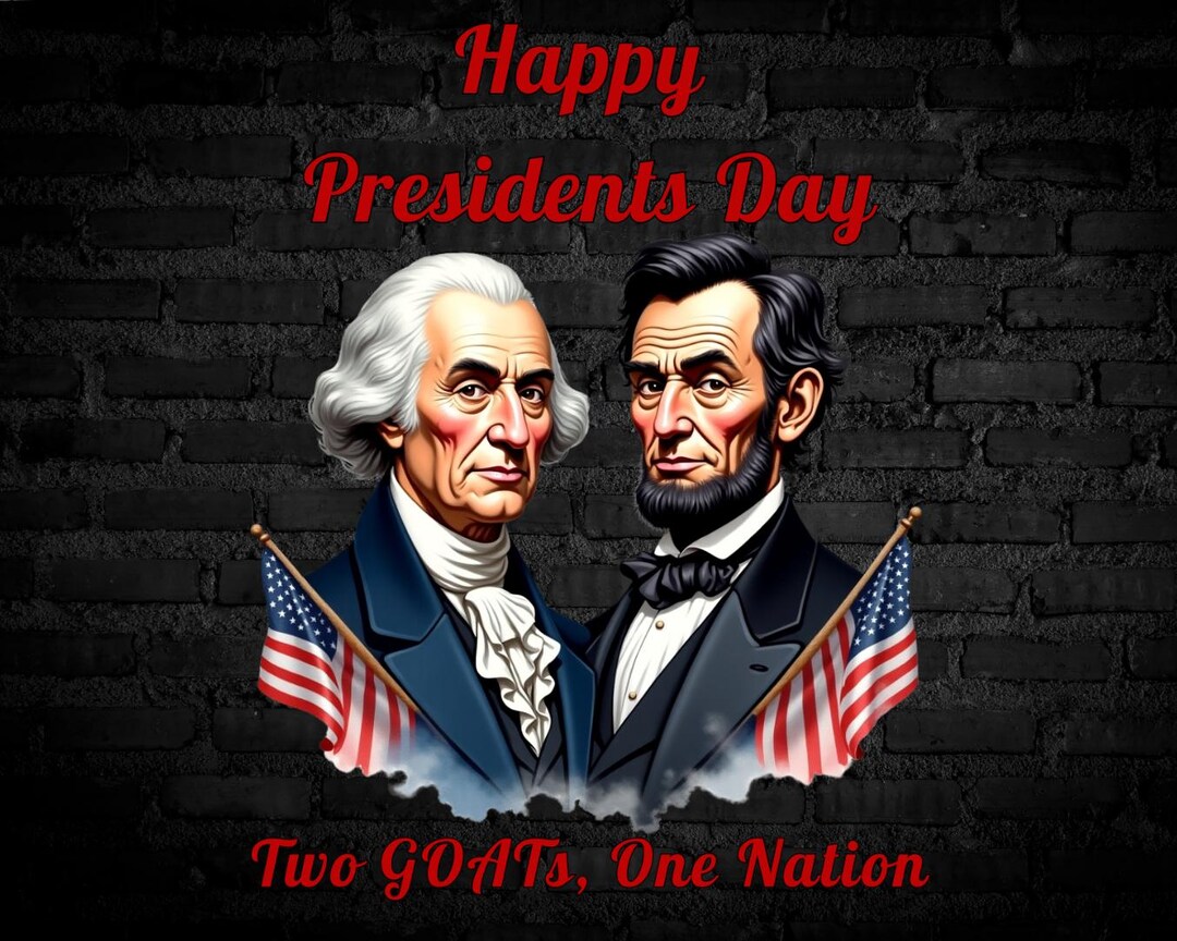 Happy Presidents Day George Washington Abraham Lincoln PNG, President ...