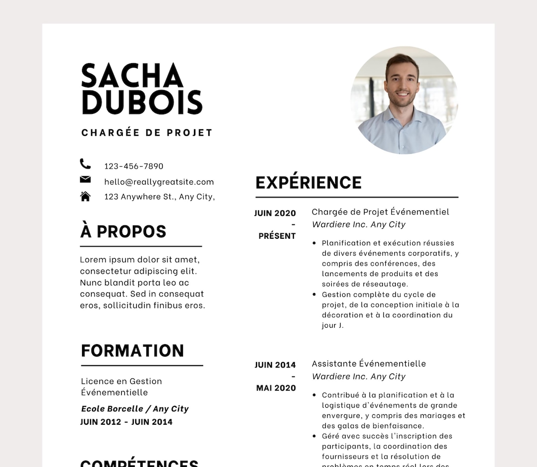 Resume Template Cv Word and Cover Letter. Minimalist Frame. Resume ...
