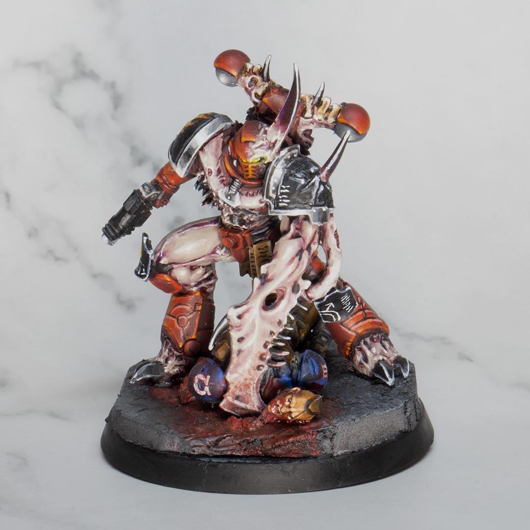 Warhammer 40k: Space Marine/chaos Word Bearer Gal Vorbak Conversion ...