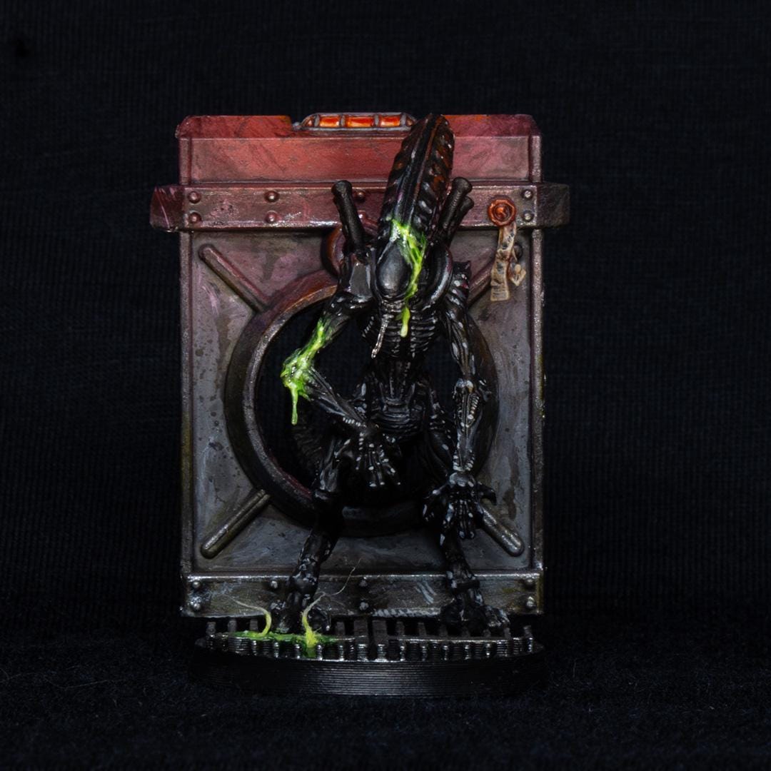 Warhammer 40k Vs. Xenomorph Alien: Imperial Guard Crossover - Miniature ...
