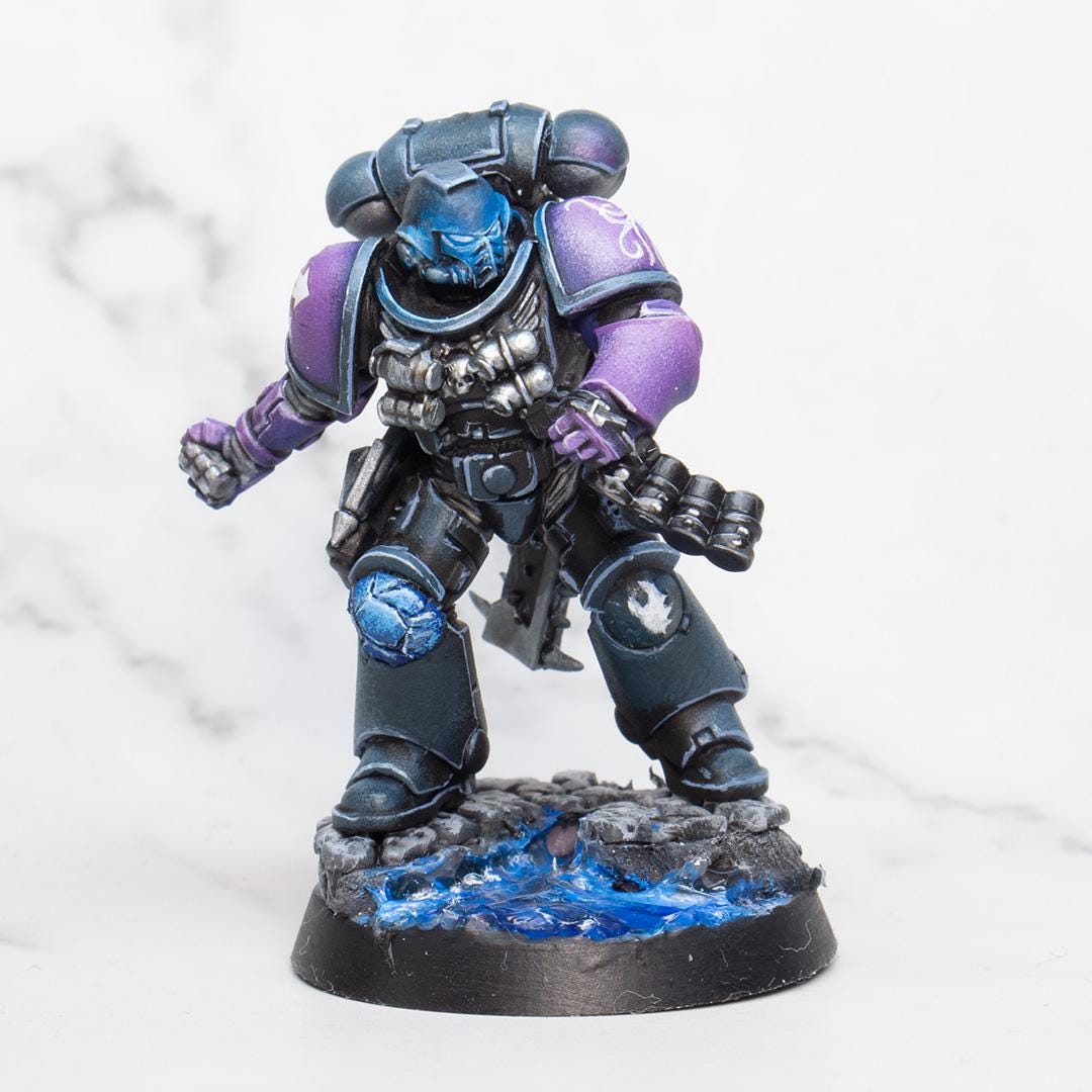 Warhammer 40k: Space Marine Assault Intercessor Grenadier Dark Krakens ...