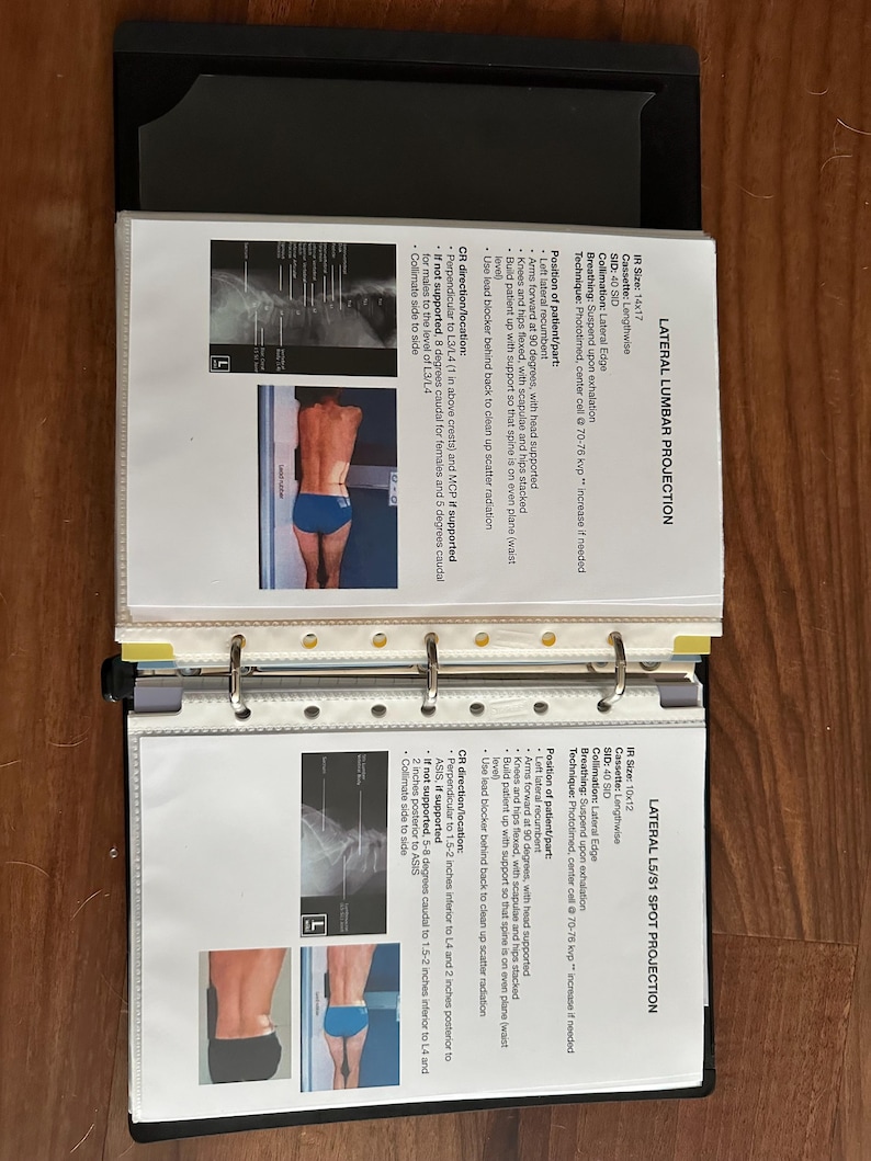 Printable X-ray Clinical Book - Etsy