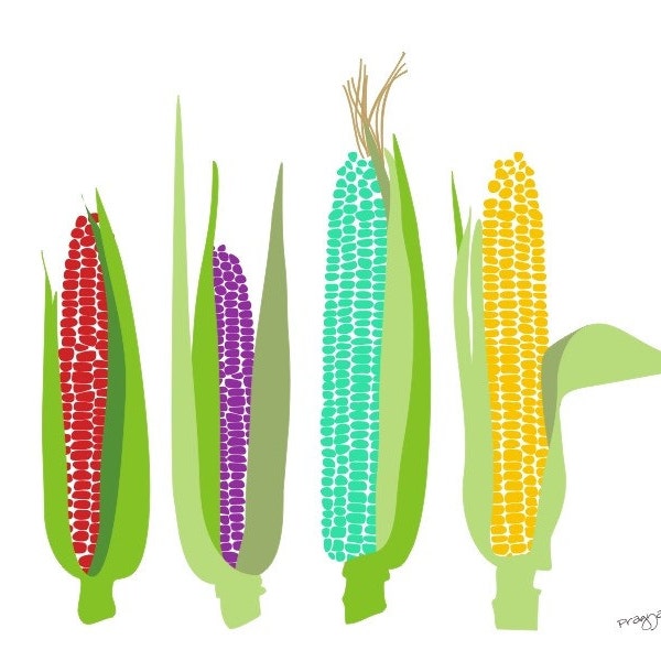 Corn Art - Etsy