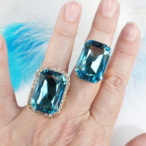 Large Stone Ring - Etsy