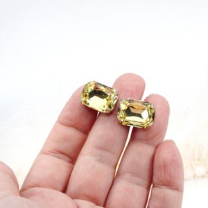 Light Yellow Cufflinks, Pale Citrine Groom Cufflinks, Silver or Gold ...