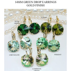 Navy Crystal Earrings Navy Gold Drop Earring Navy European Crystal ...