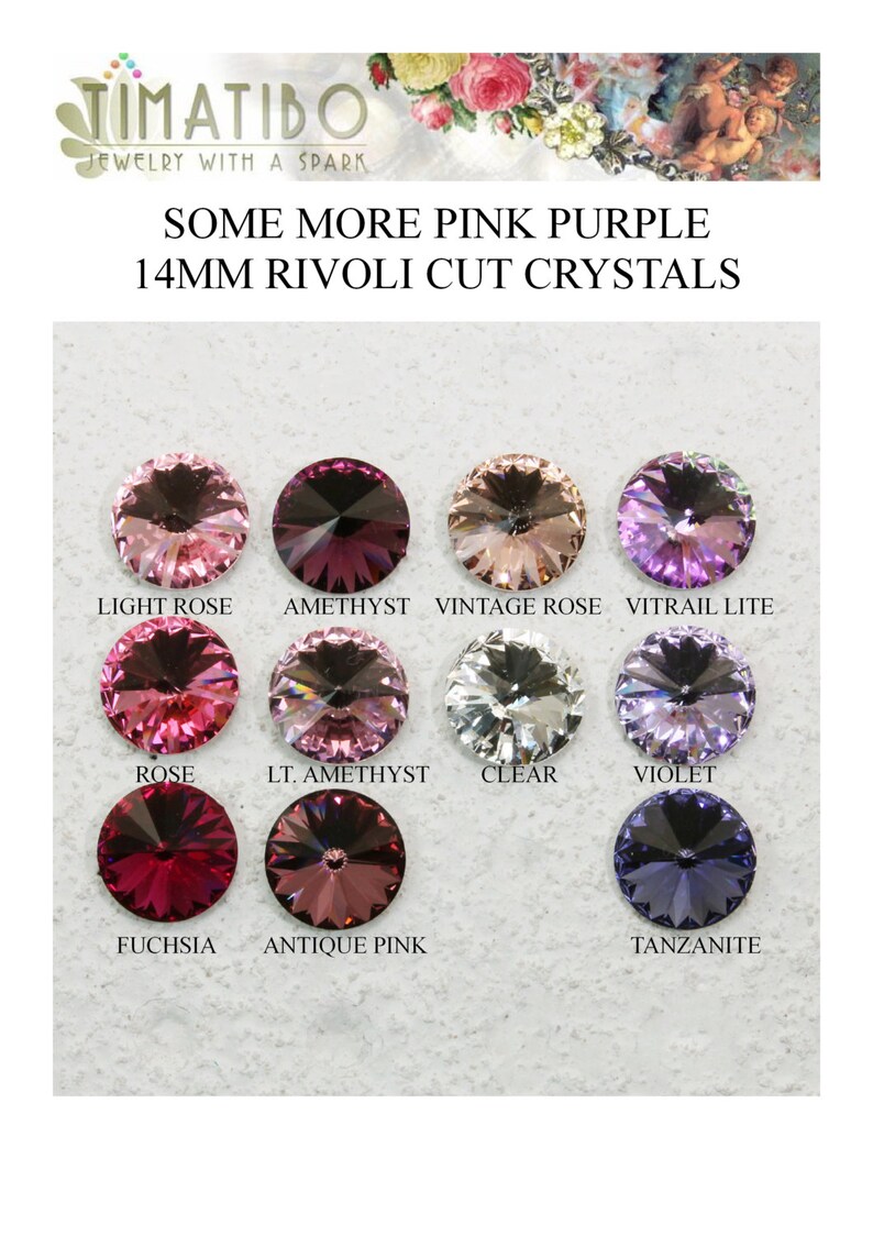 Pink Crystal Earrings Valentine's Pink Drop European - Etsy