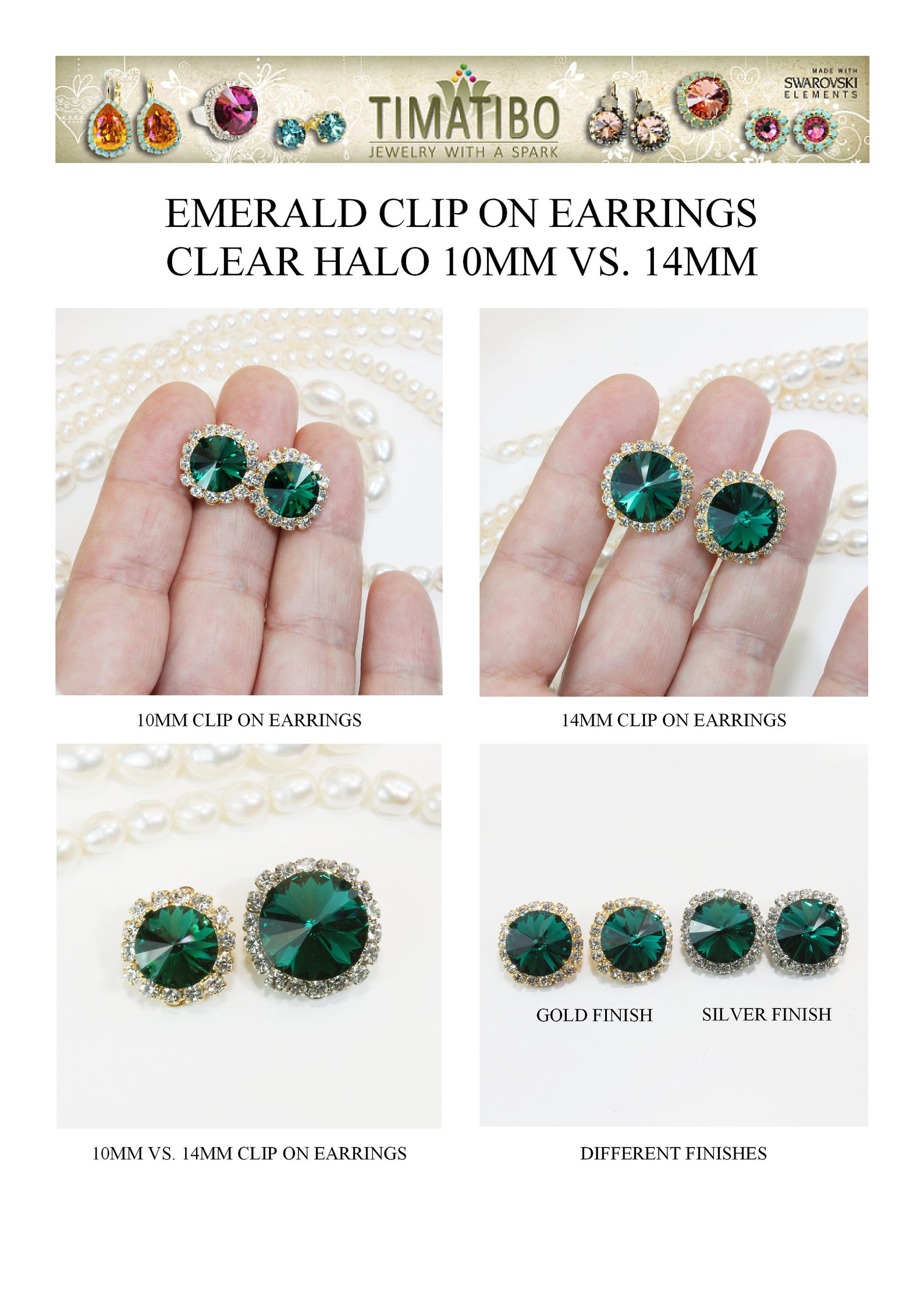 Red Clip on Earrings Ruby Red European Crystal Clip on - Etsy