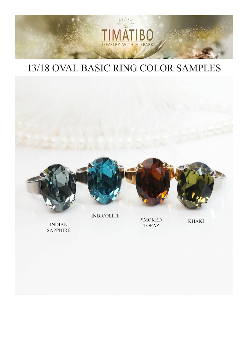 Neon Pink Cocktail Ring, Bright Hot Pink Oval Crystal Ring, Colorful ...