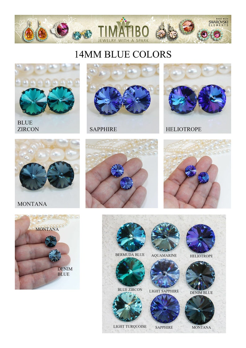 Navy Crystal Earrings Navy Gold Drop Earring Navy European - Etsy