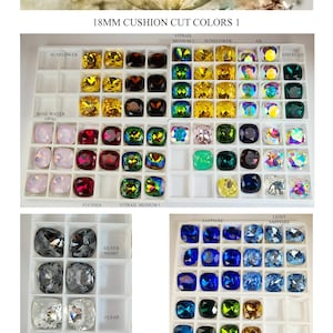 Square Aquamarine Ring, Cocktail Ring, Light Blue Crystal Ring, March ...