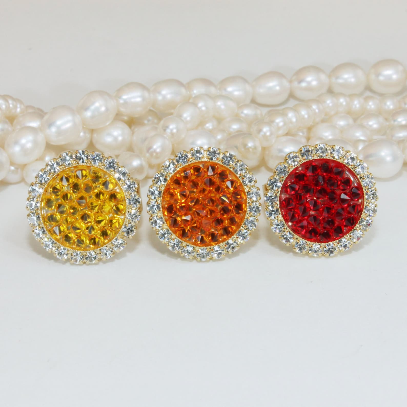 Choose your color Ring Design Your Own Ring Sparkly Cocktail | Etsy