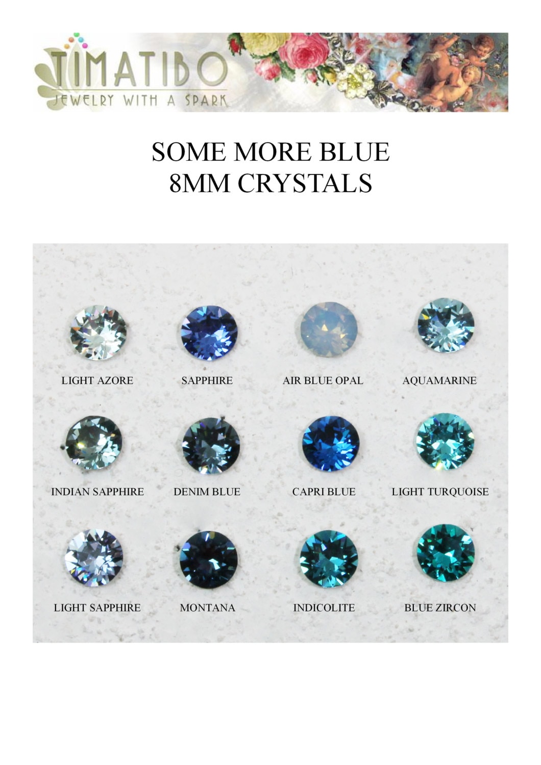 Navy Blue Stud Earrings Navy European Crystal Studs Navy Studs Post ...