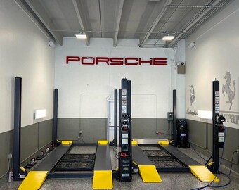 Porsche Wall Decor - Garage Wall Sign - Porsche Sign - Wall Sign ...