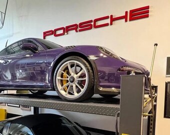 Porsche Wall Decor - Garage Wall Sign - Porsche Sign - Wall Sign ...