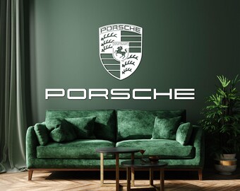 Porsche Wall Decor - Garage Wall Sign - Porsche Sign - Wall Sign ...