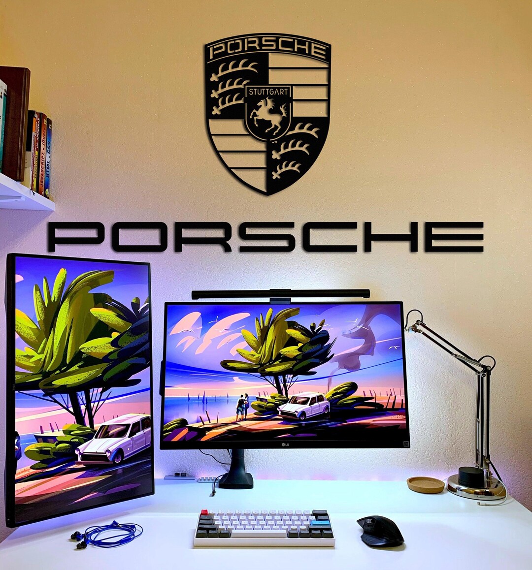 Porsche Wall Decor Garage Wall Sign Porsche Sign Wall Sign Porsche ...