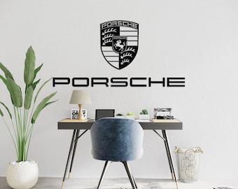 Porsche Wall Decor - Garage Wall Sign - Porsche Sign - Wall Sign ...