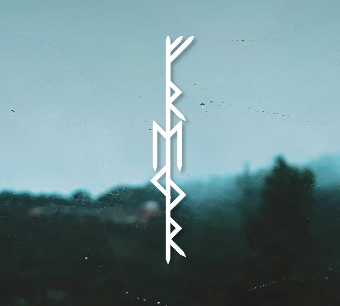 Freyr Bindrune Decal Sticker - Etsy