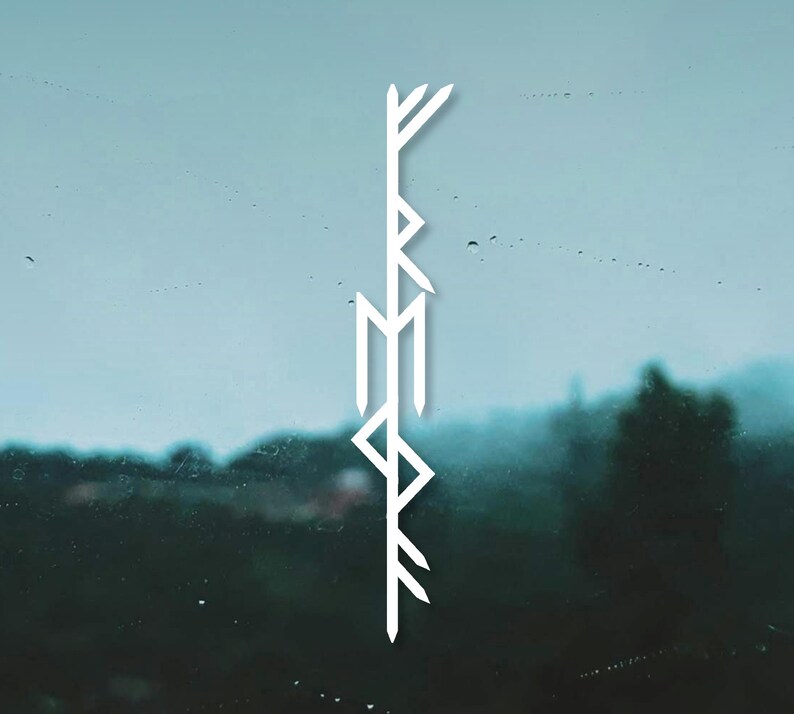 Freyja Bindrune Decal Sticker - Etsy