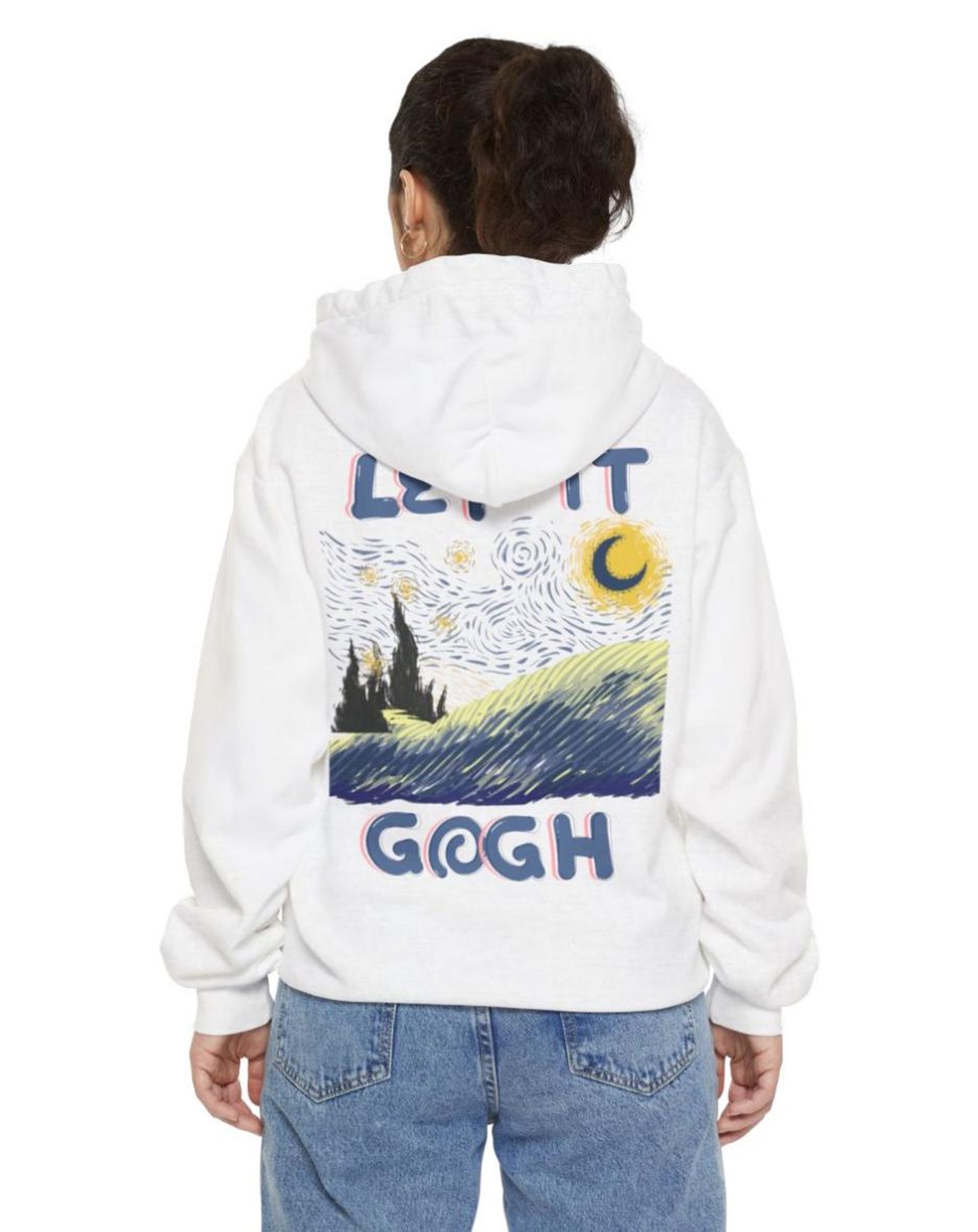 Let It Gogh SVG PNG Instant Download Van Gogh Digital Art Clipart ...