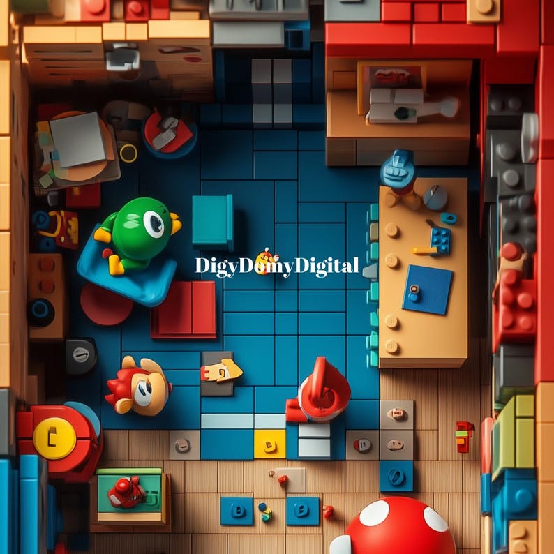 4K Ultra HD Wallpaper for iPhone & Android, 3D Wallpaper Retro Cartoon ...