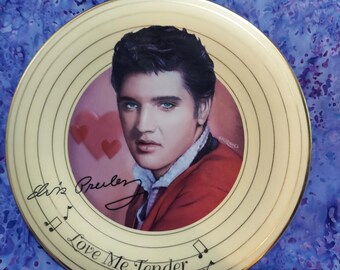 Solid Gold Elvis "jailhouse Rock" Collectible Porcelain Limited Edition ...