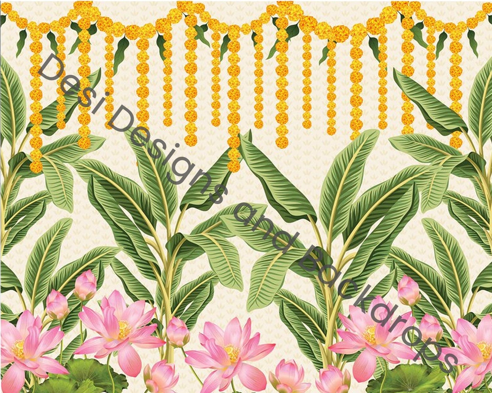 Traditional Backdrop, Seemantham Backdrop - Etsy