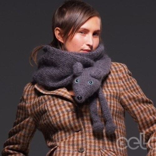 Red Fox Neckwarmer or Red Fox Neck Warmer With Tail. | Etsy