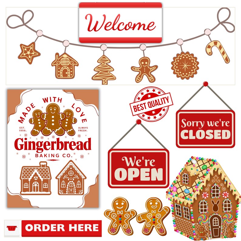 Christmas Dramatic Play, Gingerbread Bakery, Candy Store, Winter ...