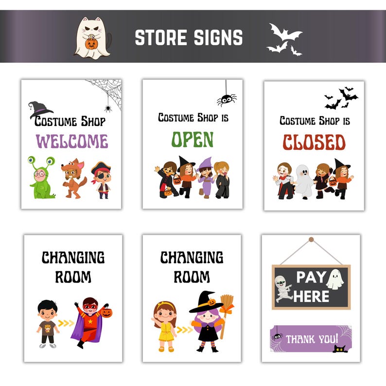 Halloween Dramatic Play, Costume Shop, Clothing Store, Imaginative Play ...