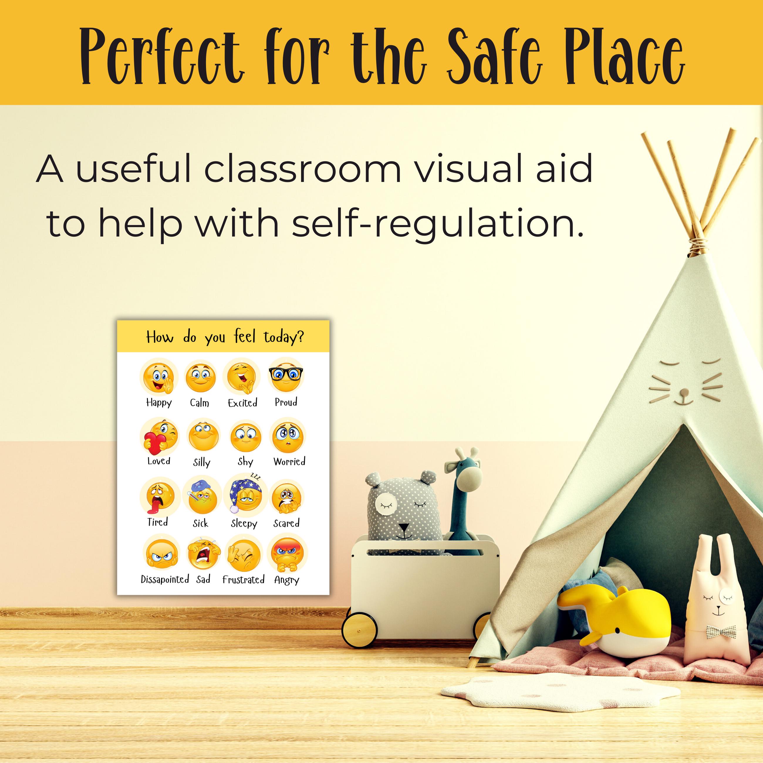 Feelings Chart, Emoji Feelings Poster, Today I Feel, How Do You Feel ...