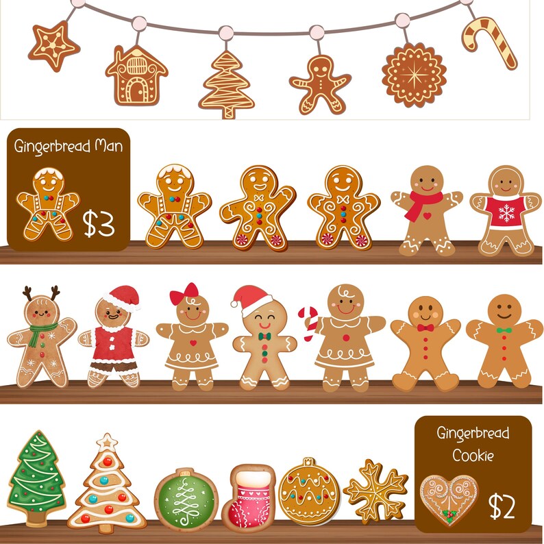 Christmas Dramatic Play, Gingerbread Bakery, Candy Store, Winter ...