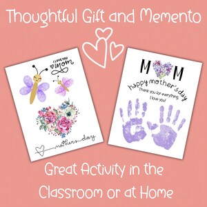 Mother's Day Handprint Craft Activity, Easy Craft for Daycare ...