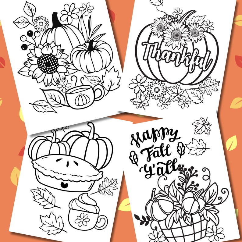 Thanksgiving Coloring Pages, Thanksgiving Activity, Printable ...