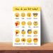 Feelings Chart, Emoji Feelings Poster, Today I Feel, How Do You Feel ...