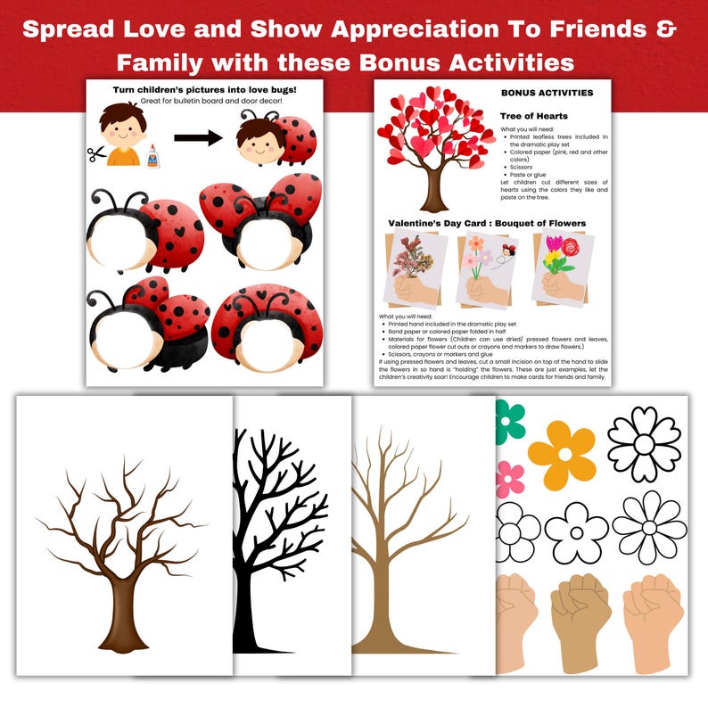 Valentines Dramatic Play, Flower Shop Dramatic Play, Gift Shop Pretend ...