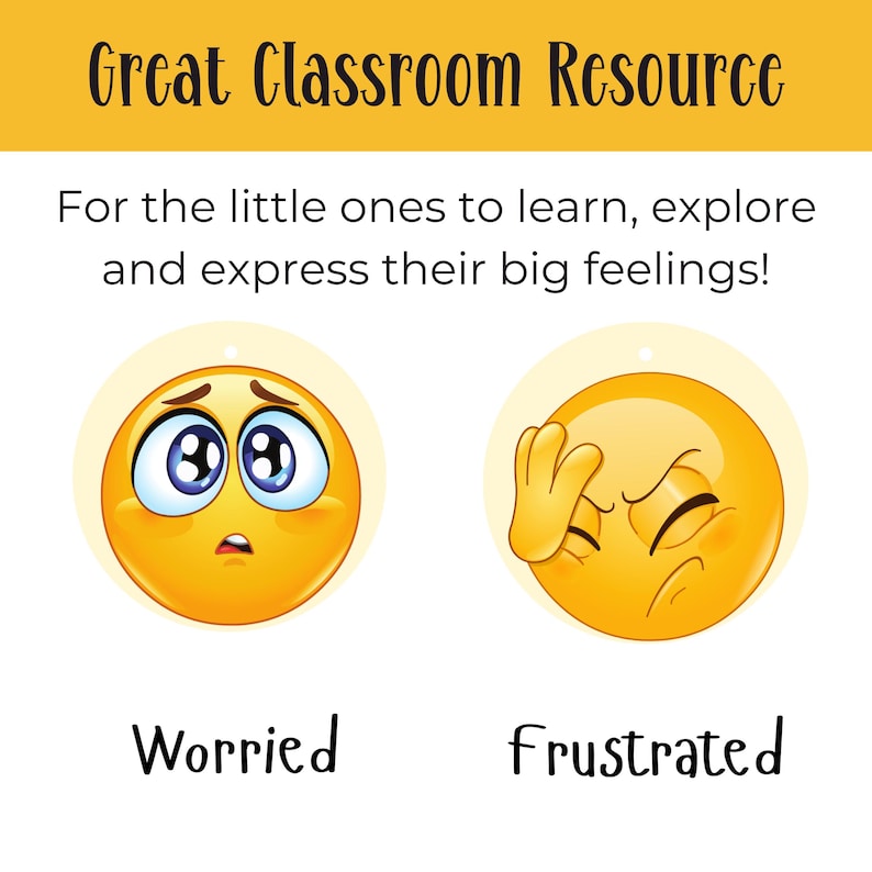 Feelings Chart, Emoji Feelings Poster, Today I Feel, How Do You Feel ...