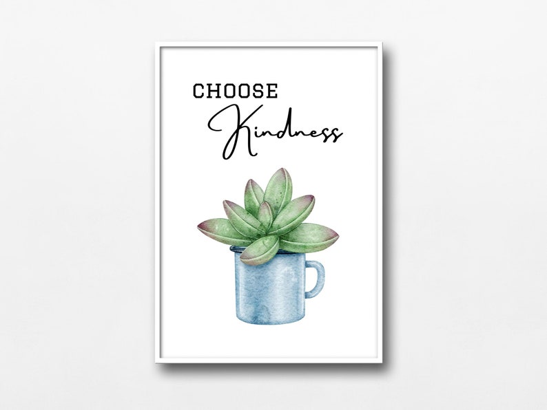 Choose Kindness, Kindness Poster, Choose to Be Kind, Classroom Decor ...