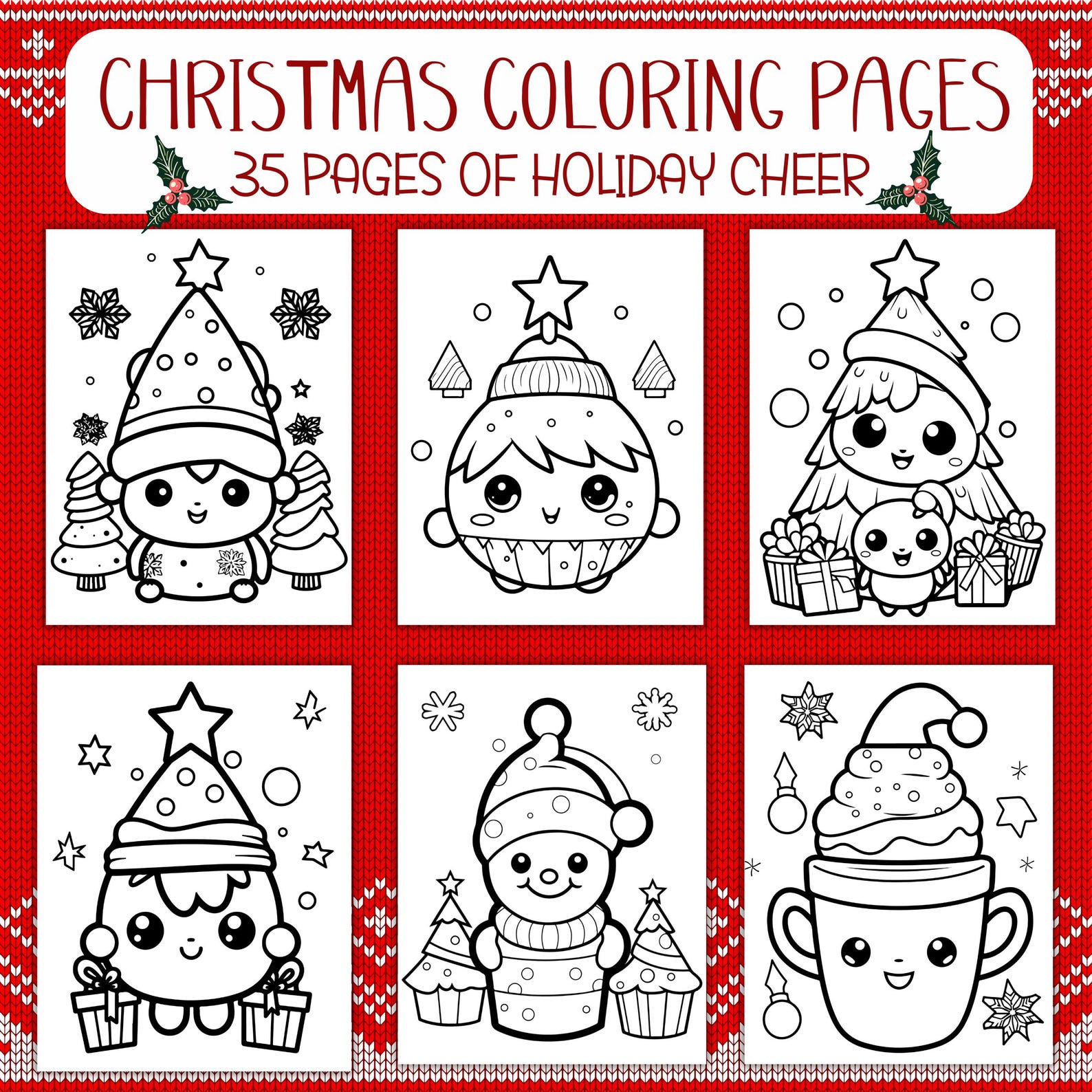 Christmas Coloring Pages, Easy Preschool Christmas Craft, Christmas Fun ...