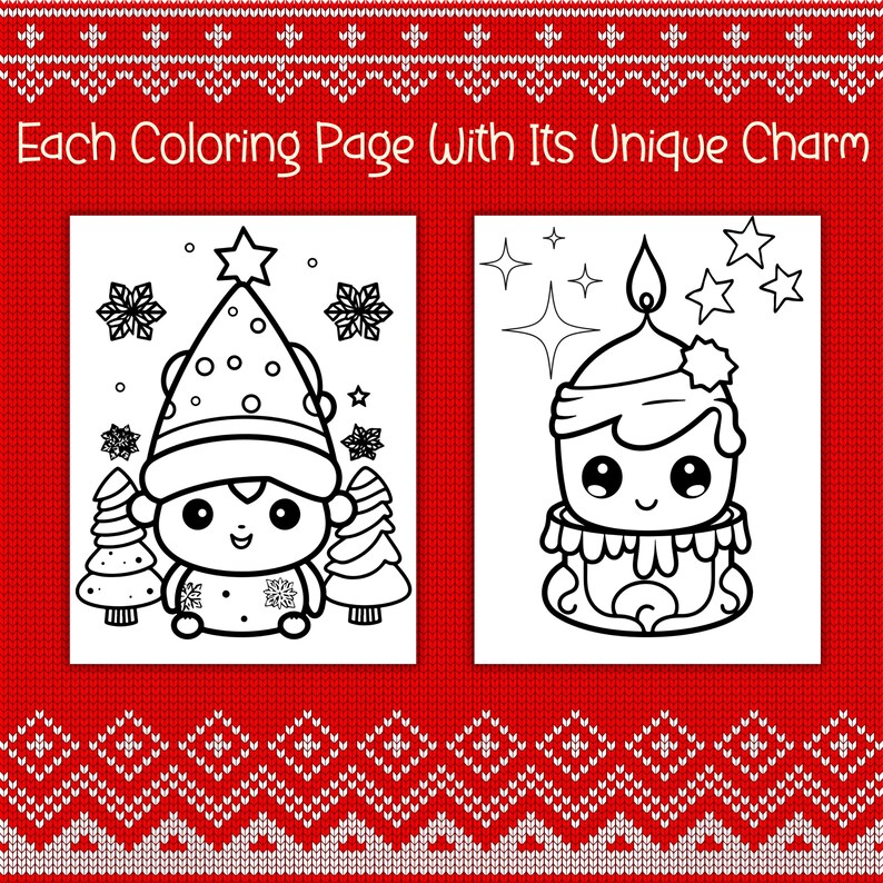 Christmas Coloring Pages, Easy Preschool Christmas Craft, Christmas Fun ...