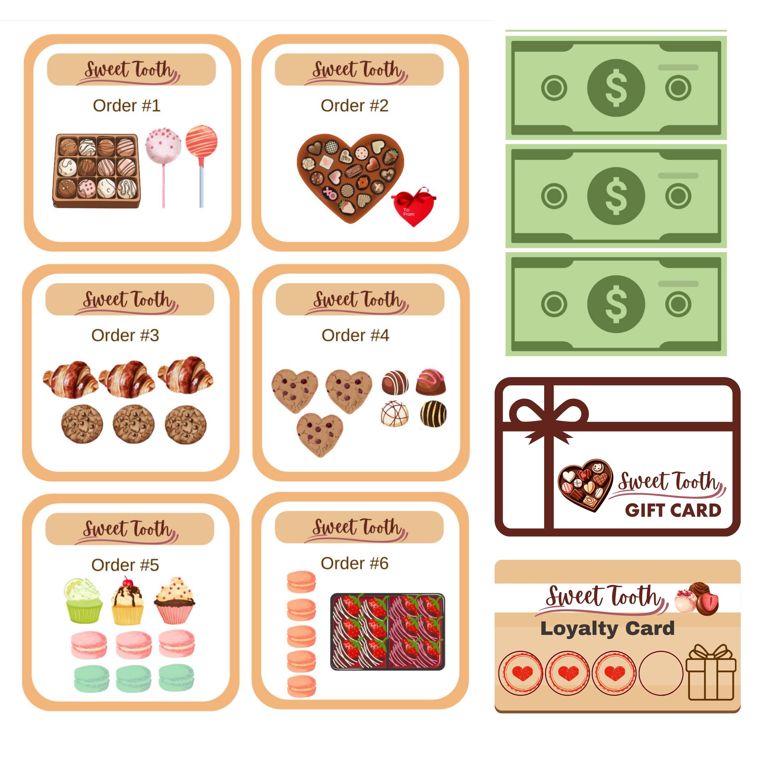 Valentine's Dramatic Play, Valentine's Activity for Kids, Bakery ...