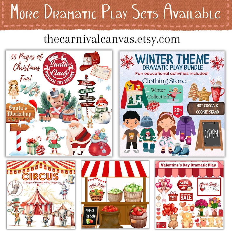 Christmas Dramatic Play, Gingerbread Bakery, Candy Store, Winter ...