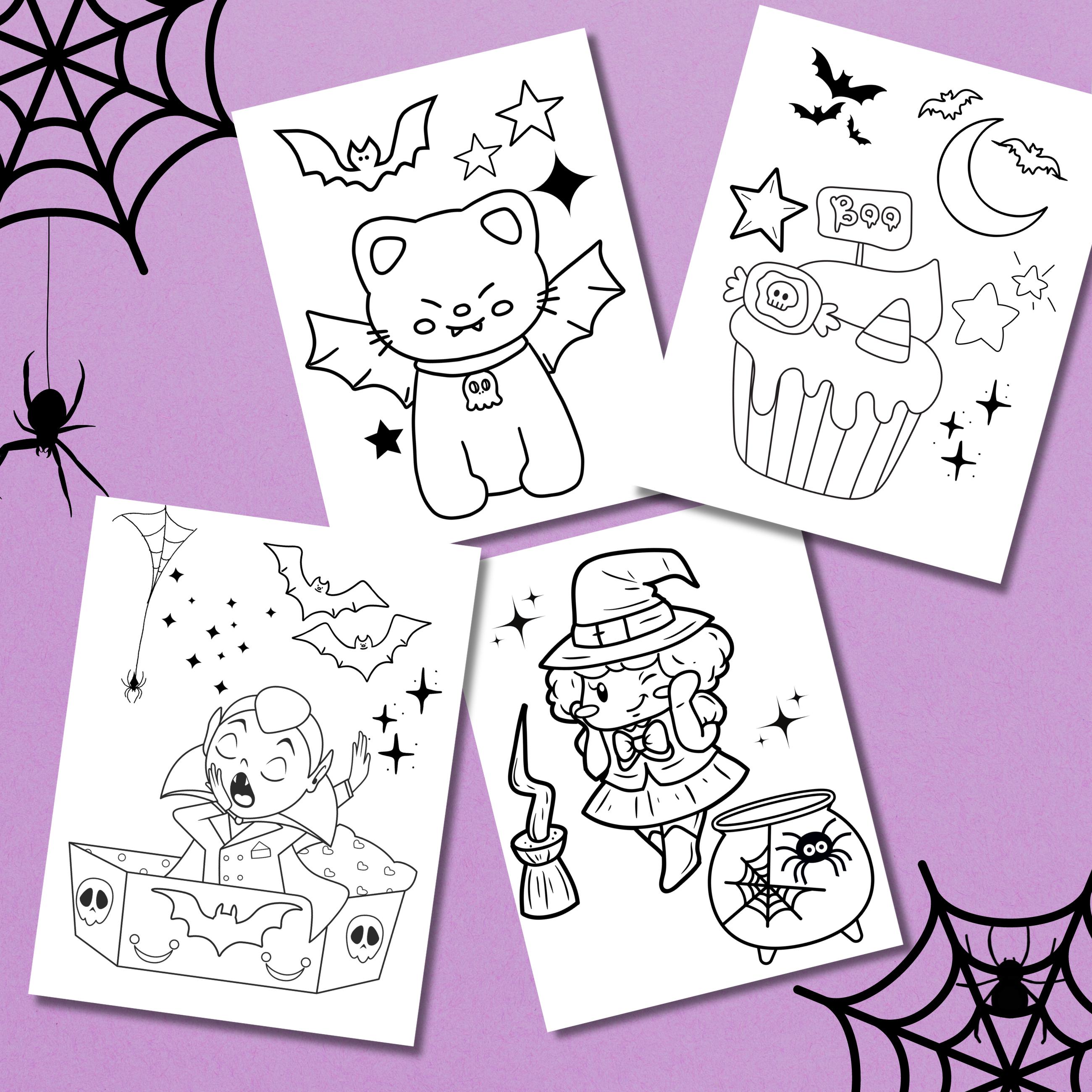 Halloween Coloring Pages, Spooky and Fun Halloween Coloring Sheets ...