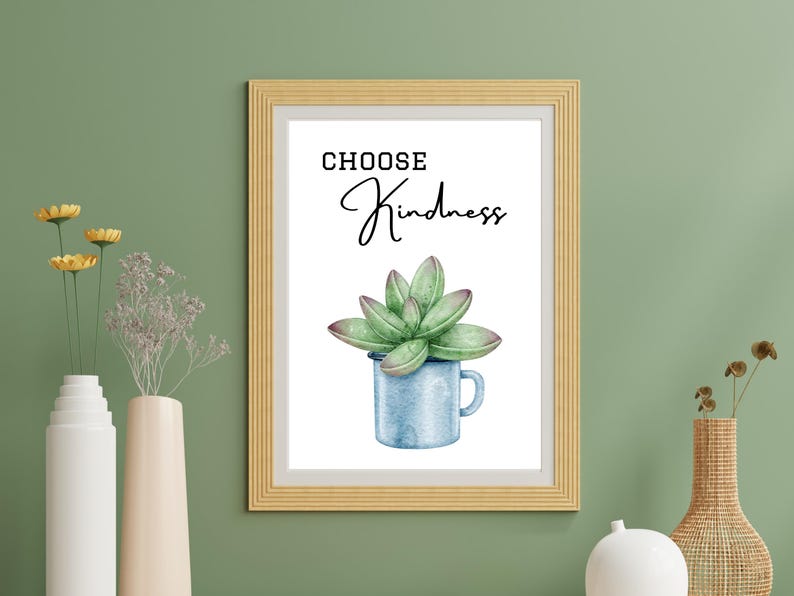 Choose Kindness, Kindness Poster, Choose to Be Kind, Classroom Decor ...