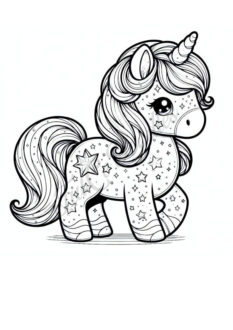 Unicorn Magic: A Creative Coloring Book - Etsy