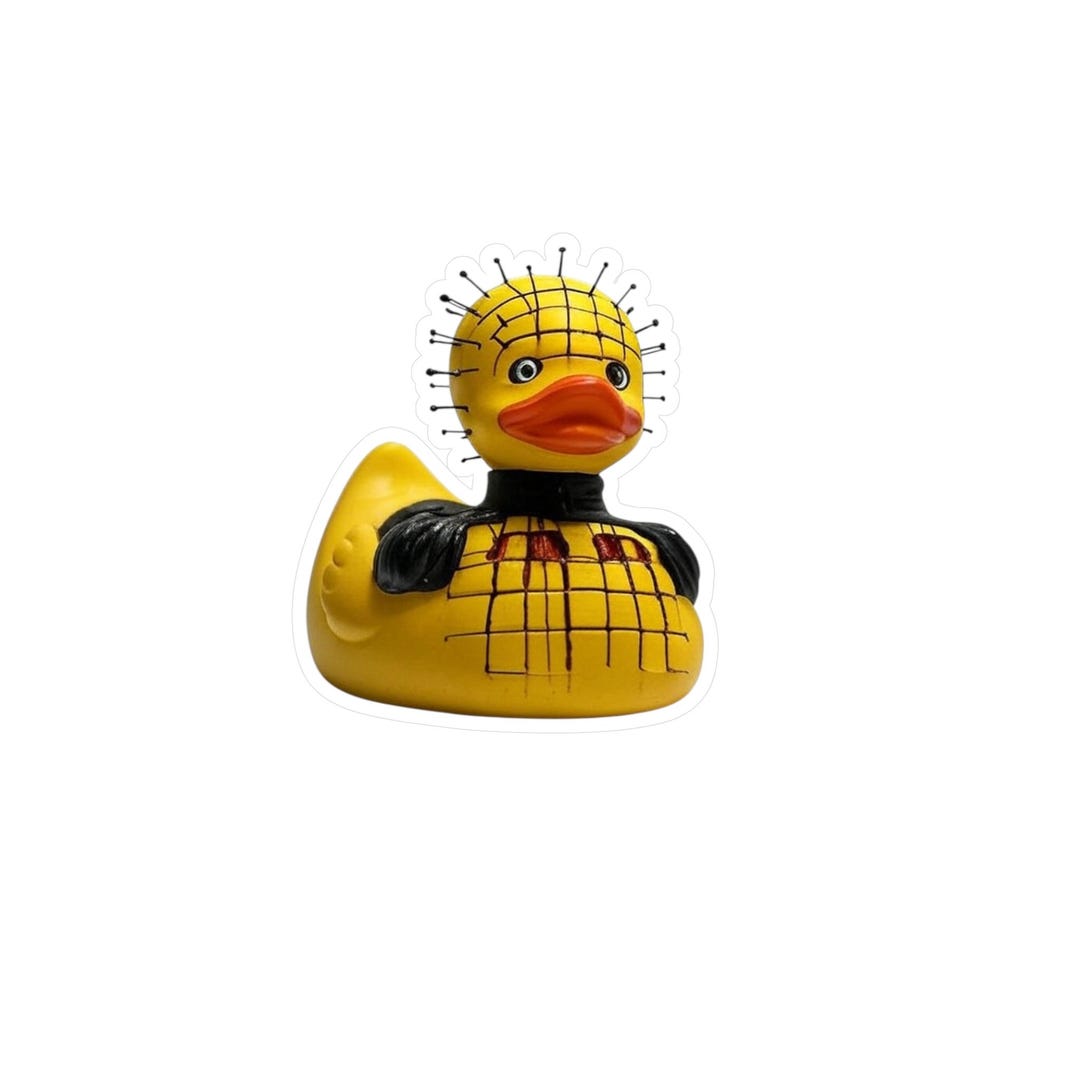 Vinyl Decals, Pinhead Rubber Duckie Jeep Duck Stickers, Horror Movie ...