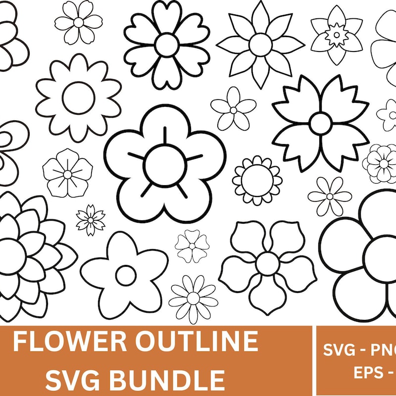 Small Flower to Draw - Etsy UK