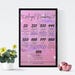Divine Angel Number Cheat Sheet Printable Pink & Purple Theme - Etsy